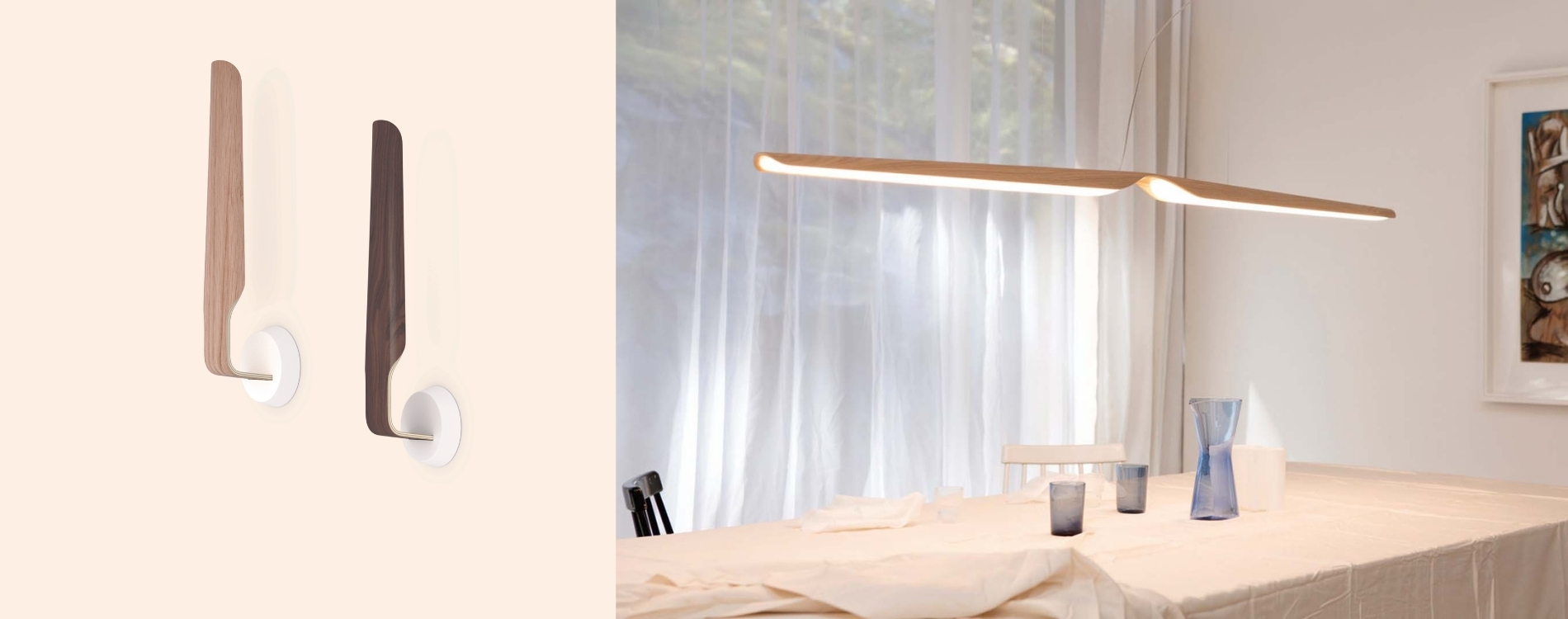 Swan - Wood Light Fixtures by Tunto | Zaneen Design